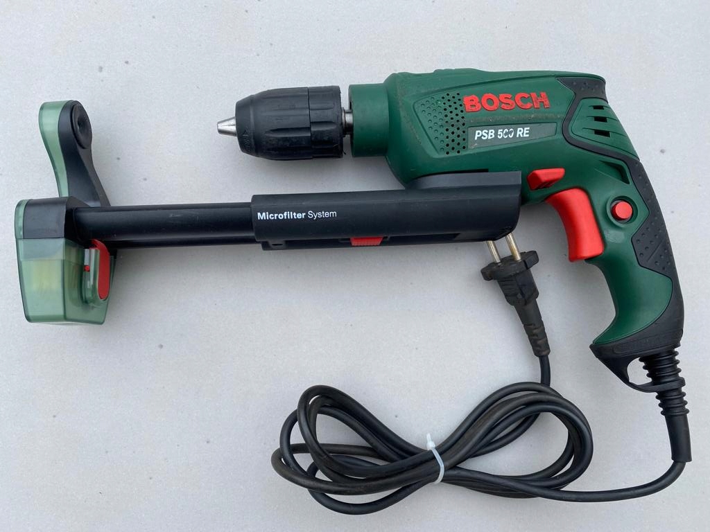 WIERTARKA BOSCH PSB 500 RE 500W + odsysacz - 12475044885 - oficjalne ...