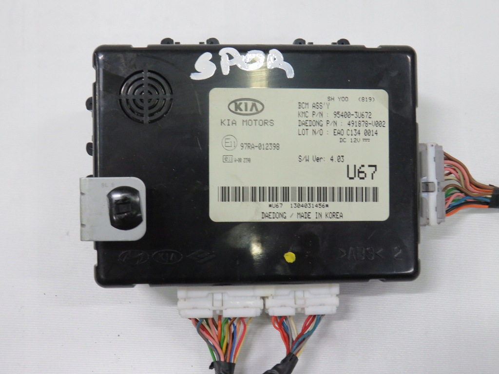 KIA SPORTAGE III MODUŁ BCM BSI 954003U672 - 13129138074 - oficjalne ...