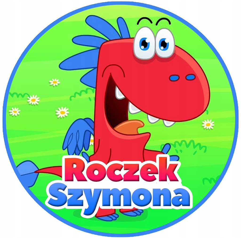 Opłatek na tort SMOK EDZIO personalizowany - 10675037215 - oficjalne ...