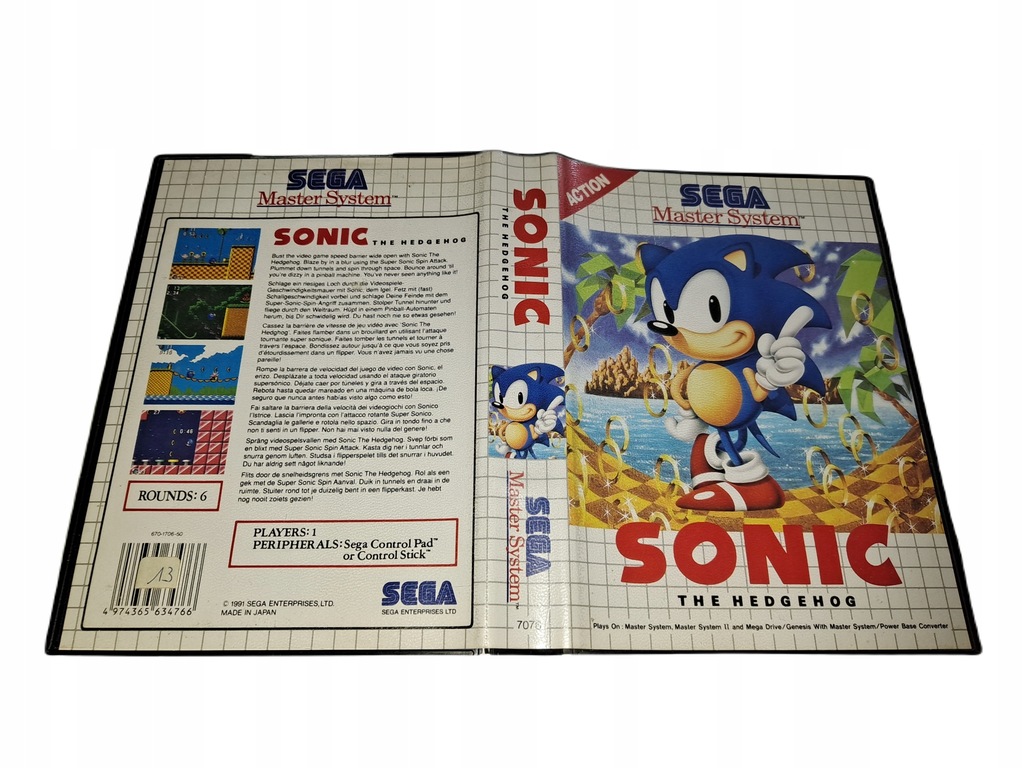 Sonic The Hedgehog / Master System - 12436600896 - oficjalne archiwum ...