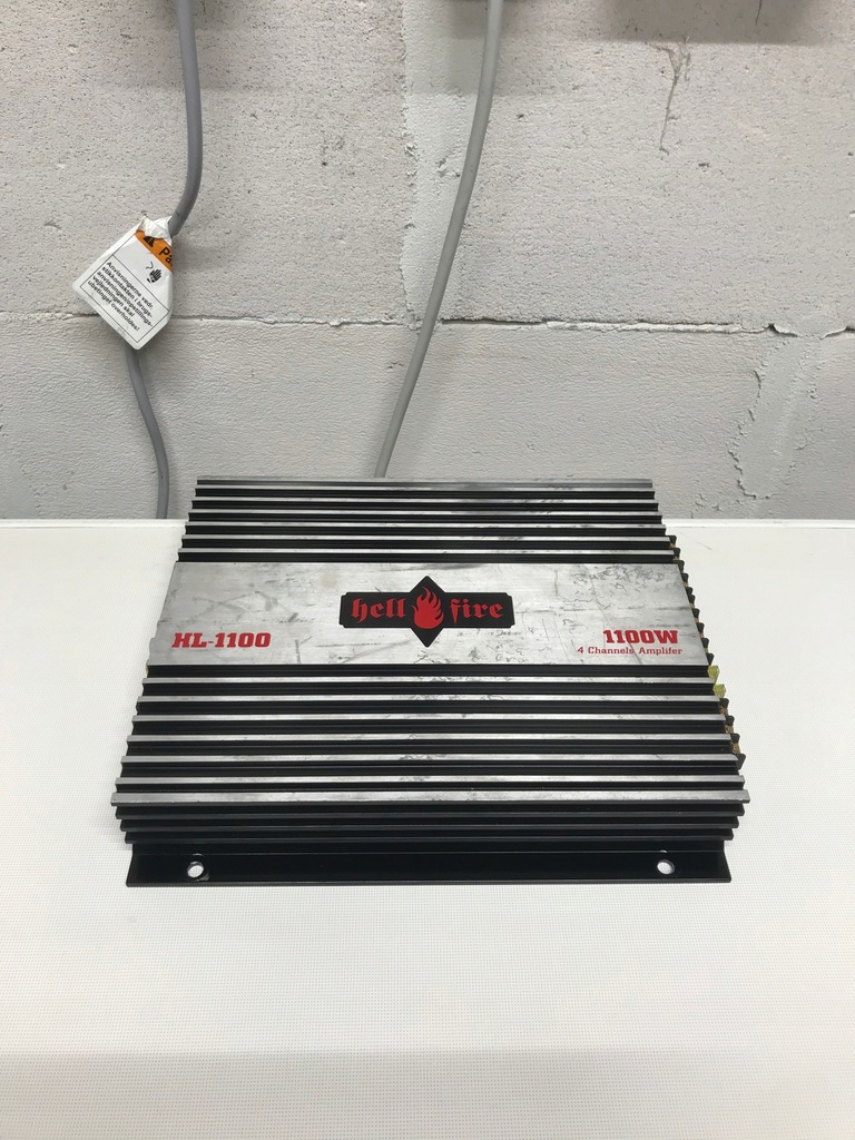 Wzmacniacz Hellfire HL-1100 1100 W,4 Kanały BCM - 11619718631 - oficjalne archiwum Allegro
