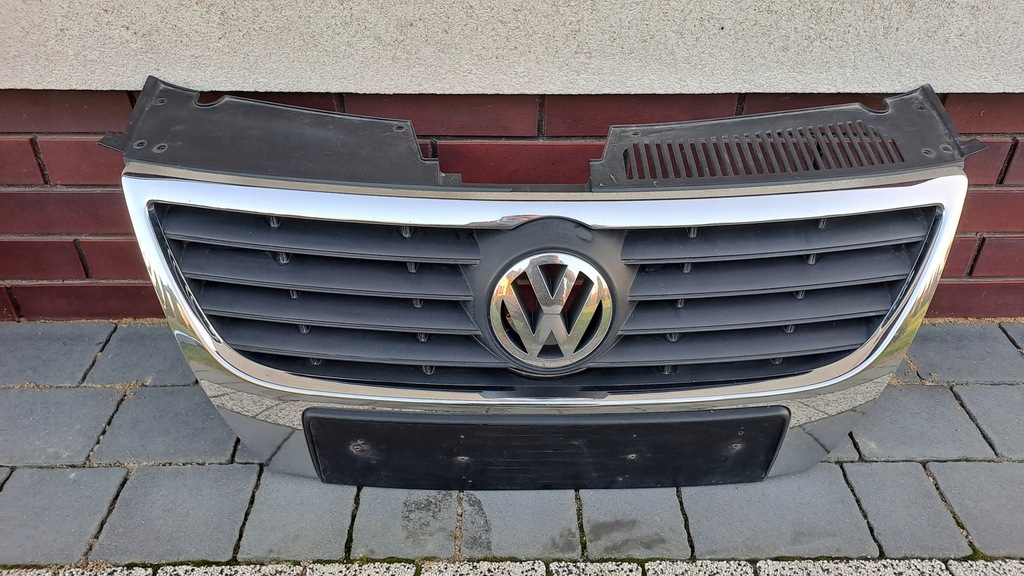 VW PASSAT B6 05-10 GRILL ATRAPA 3C0853651 - 12917337216 - oficjalne archiwum Allegro