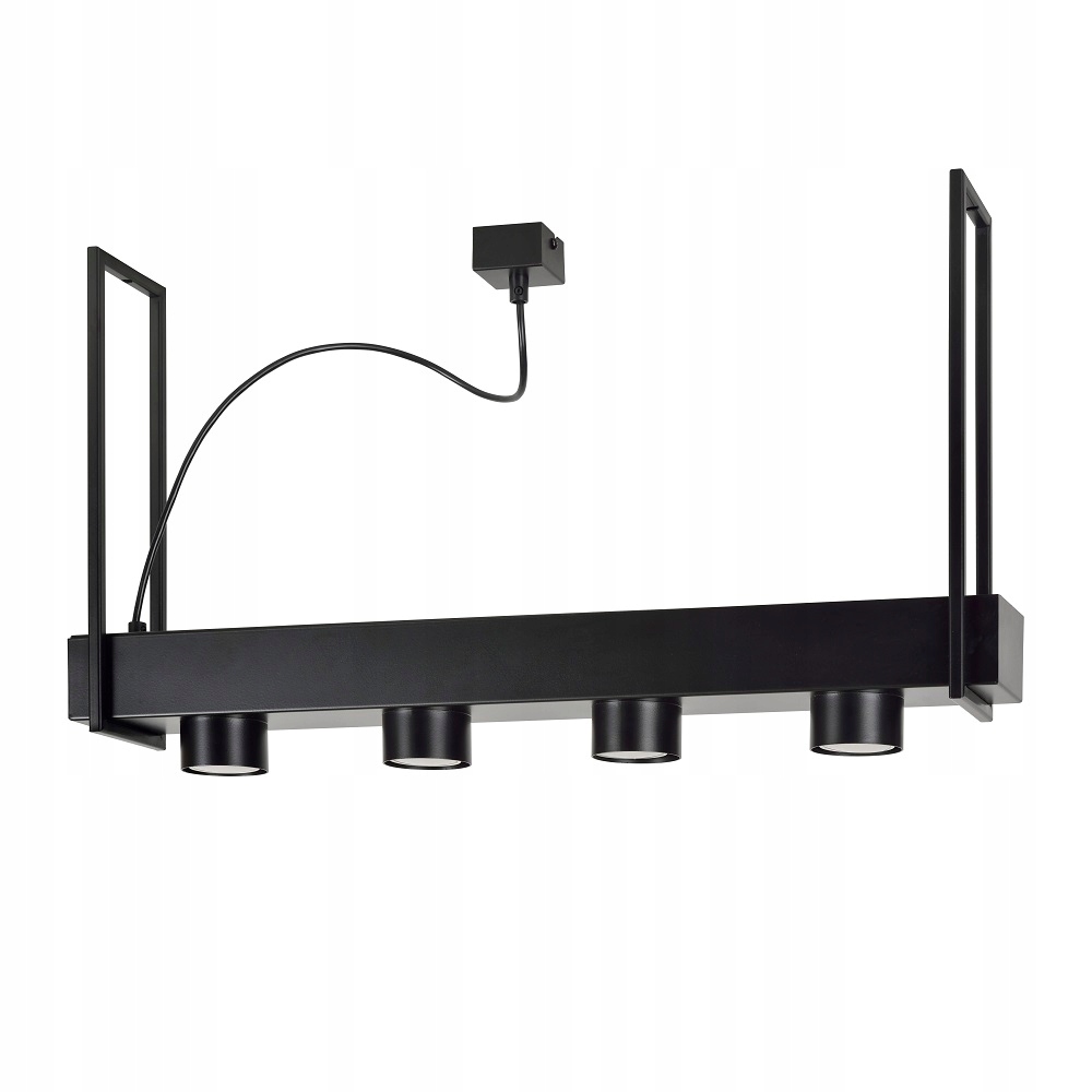 Spot 4 światła Listwa GU10 Led Lampa wisząca loft - 12058320094 ...