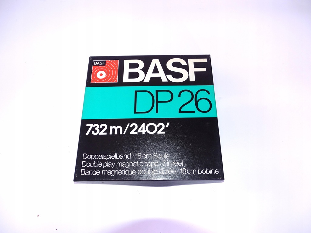 BASF DP26 PLASTIKOWA SZPULA TAŚMA PUDEŁKO 18CM #10 - 10541681198 - oficjalne archiwum Allegro