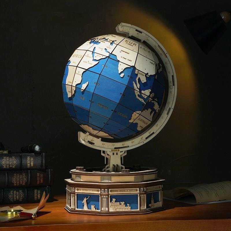 Купить GLOBUS ПЛАНЕТА ЗЕМЛЯ ЭКО ПАЗЛ 3D ОТДЕЛКА ИЗ ДЕРЕВА: отзывы, фото и характеристики на ...