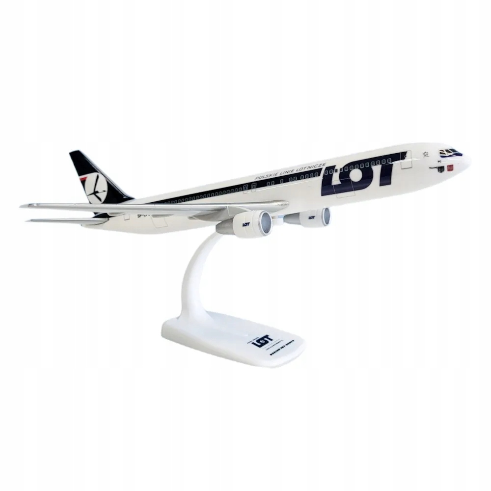 MODEL BOEING 767-300ER POZNAŃ PLL LOT SP-LPC Kpt.WRONA - 1/200 promo ...