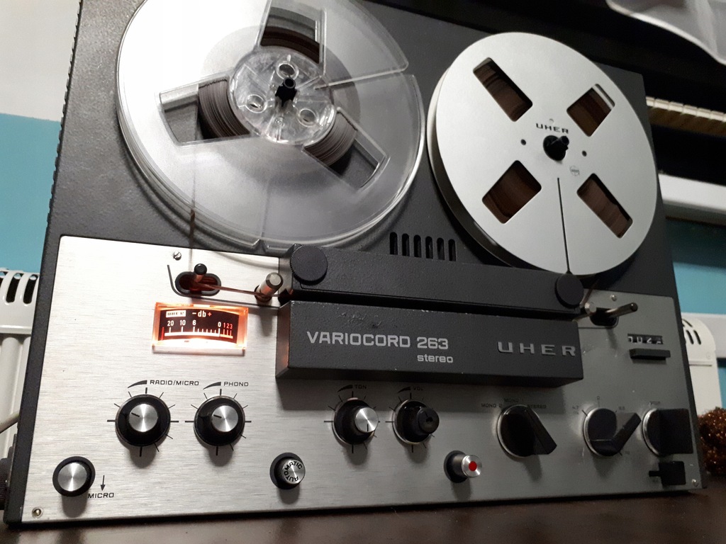 magnetofon szpulowy UHER Variocord SZPULE GRATIS - 13570109758 - oficjalne archiwum Allegro