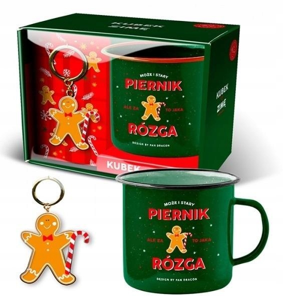 ZESTAW KUBEK + BRELOK PIERNIK, PAN DRAGON - 12770150870 - oficjalne archiwum Allegro