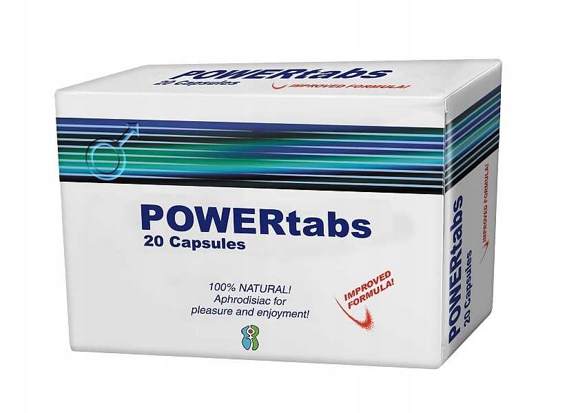 TABLETKI POPRAWIAJĄCE POTENCJĘ POWER TABS 20 TABL. - 7704343358 ...