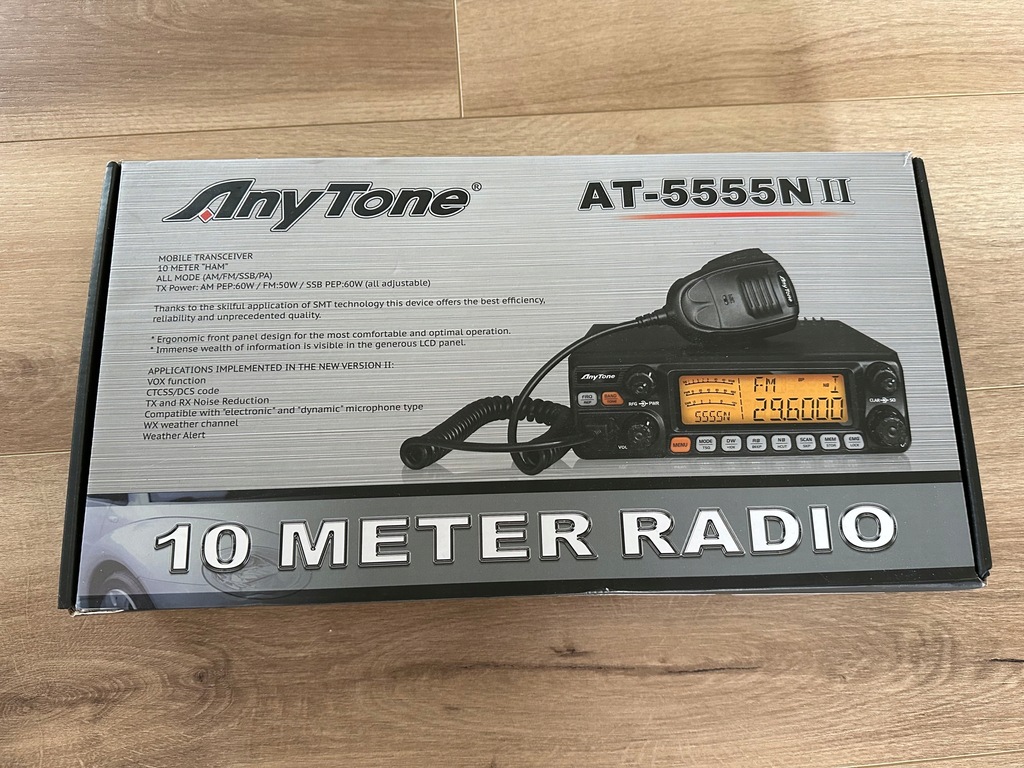 ANYTONE AT-5555N II 10M/11M/12M SSB/CW/AM/FM 60W - 14191083921 - oficjalne archiwum Allegro