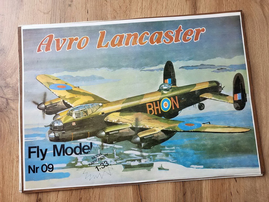 Fly Model Avro Lancaster lata 90te KOLEKCJONERSKI - 14046882863 ...