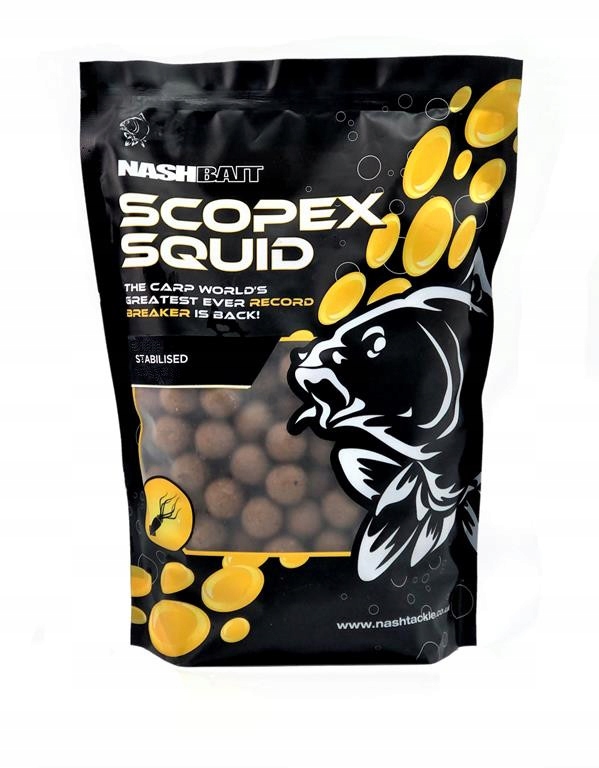 Nash Bait Scopex Squid 15mm Stabilised 1kg - 13209985691 - oficjalne ...