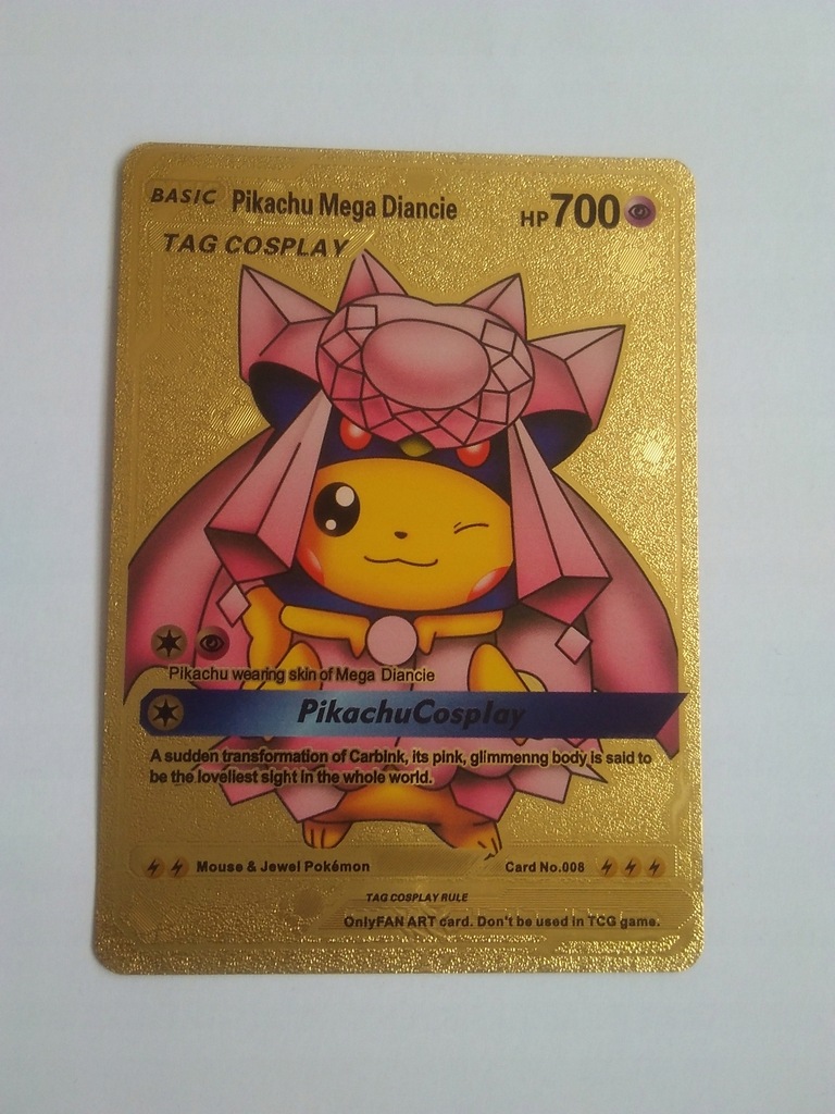 Pokemon zestaw 7 kart karta pozłacana pikachu - 12233221160 - oficjalne ...