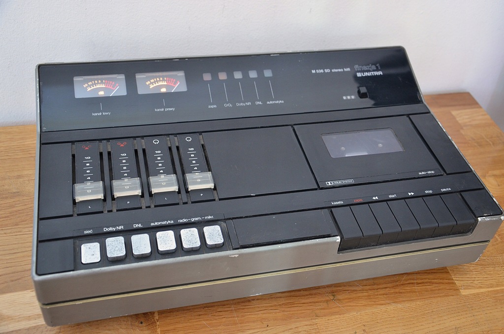 Magnetofon UNITRA finezja 1 M 536 SD stereo hifi - 10731445343 ...