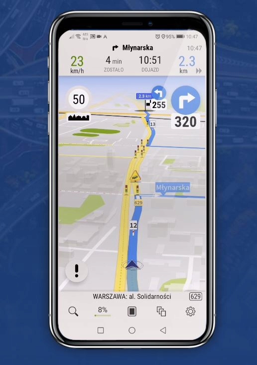 AutoMapa Polski Na Android Mapa Na 7 Dni Tydzień - 8863258551 - oficjalne archiwum Allegro