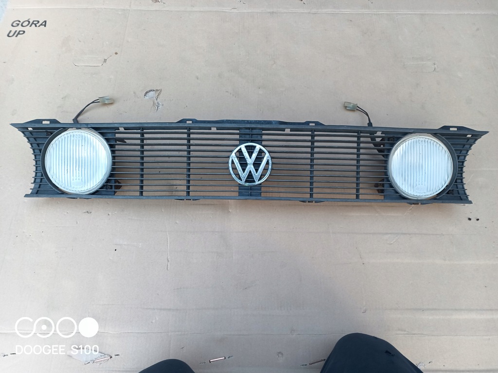 VW Golf MK1 CADDY MKI Grill halogeny ORYGINALNY HELLA - 14479103098 ...