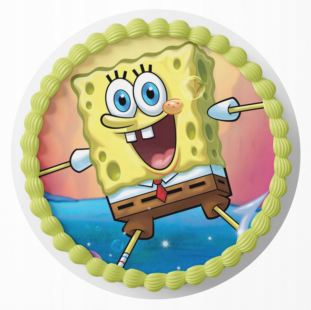 Opłatek na tort SpongeBob DUŻO WZORÓW + tekst - 13499748968 - oficjalne ...