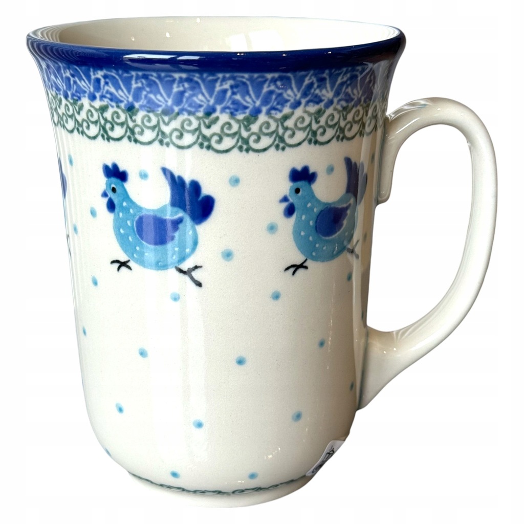 Kubek duży Kury, kurczaki 500 ml dek. 2595 Ceramika Bolesławiec - 16717300130 - oficjalne ...