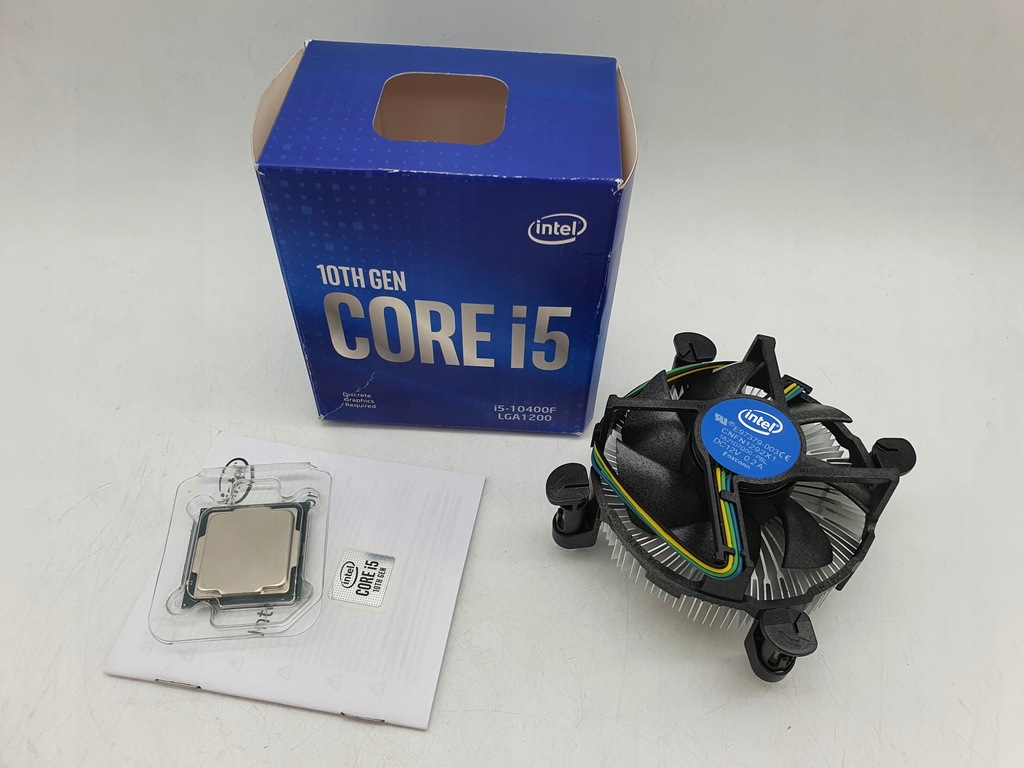 iNTEL CORE i5-10400F BOX +cooler i5 10400 F GW - 12187701646 ...