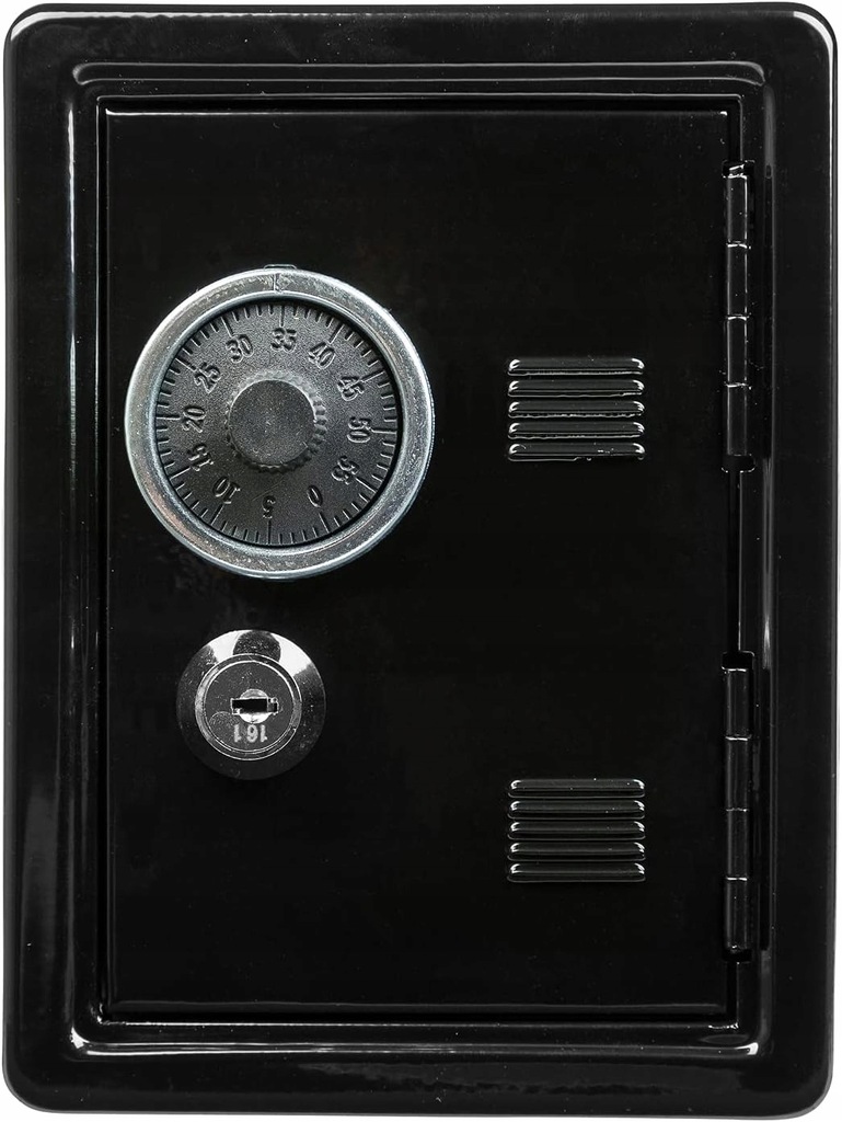 Idena 50034 Mini sejf na oszczędności czarny 120 x 105 x 160 mm ...