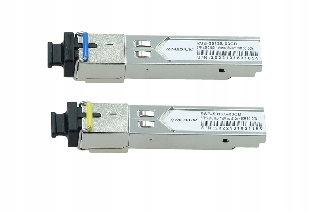 Medium moduł SFP 1.25G SC WDM 3km 1550/1310nm PARA - 14202982256 ...