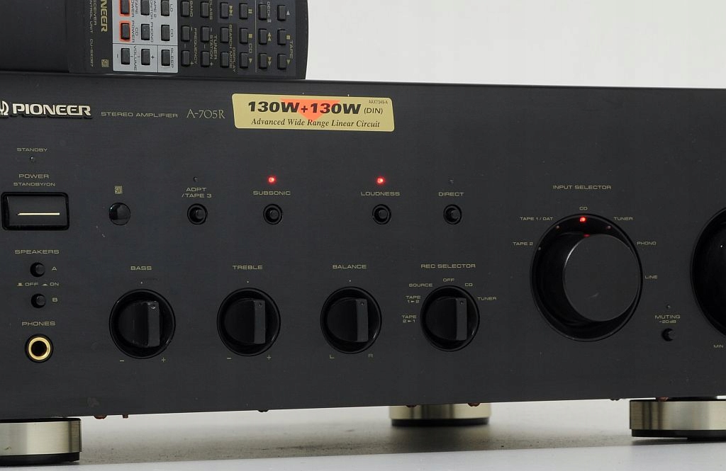 PIONEER A-705R FLAGOWY WZMACNIACZ STEREO ! - 13344956528 - oficjalne archiwum Allegro