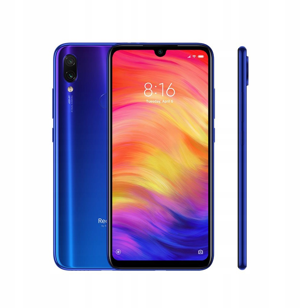 Xiaomi Redmi Note 7 4/64 GB Niebieski Neptune Blue - 8579223873 ...