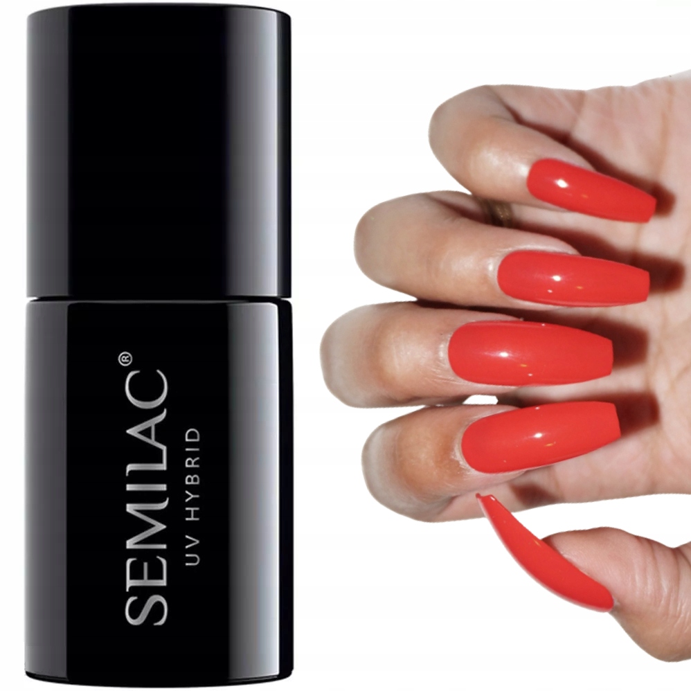 SEMILAC 038 Coral Beach UV LED Lakier Hybrydowy - 11074384418 ...