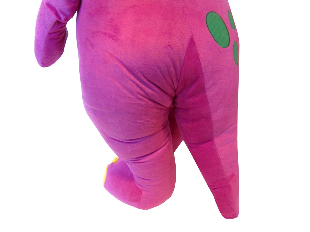 BARNEY GIGANTYCZNY PLUSZAK bajka MASKOTKA dinozaur - 9836244771 ...