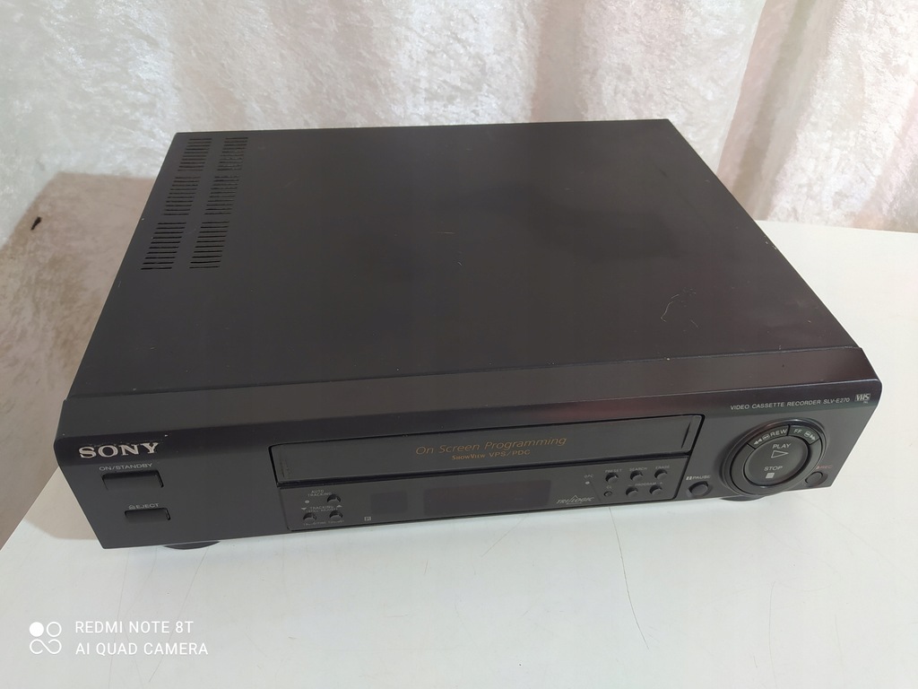 ODTWARZACZ KASET VHS SONY SLV-E270 - 10820799114 - oficjalne archiwum Allegro