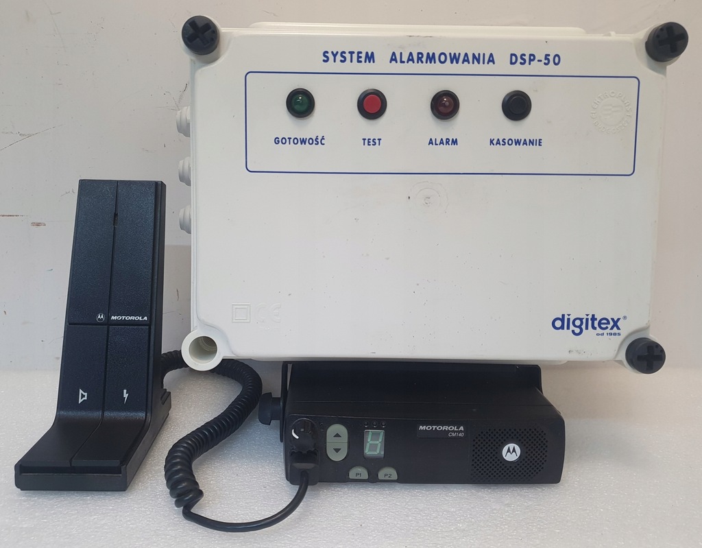 SYSTEM ALARMOWANIA DIGITEX DSP-50 + MOTOROLA CM140 - 11394635875 - oficjalne archiwum Allegro
