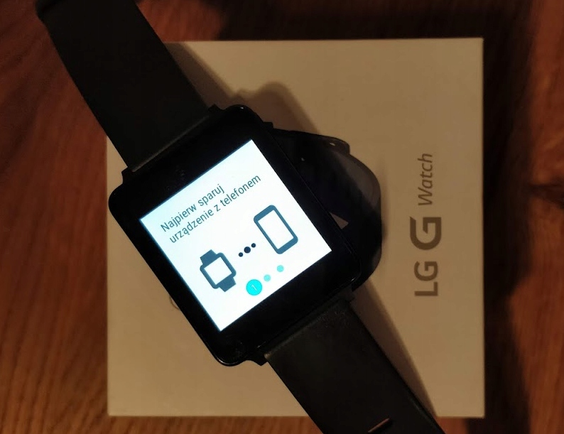 Smartwatch LG G WATCH W100 CZARNY - 8599470650 - oficjalne archiwum Allegro
