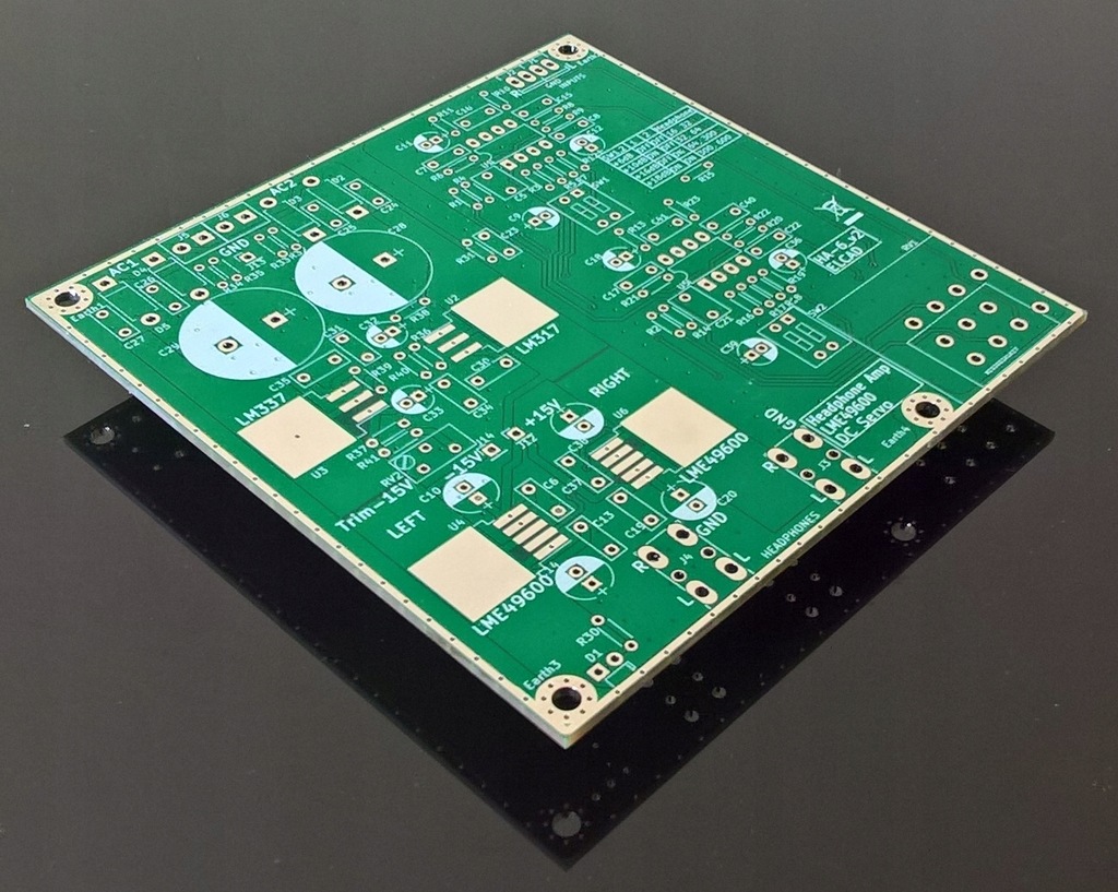 Płytka PCB DIY- wzmacniacz słuchawkowy LME49600 - 9363846184 ...