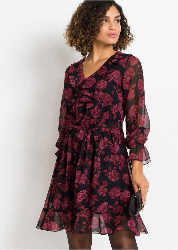 IN6011 SUKIENKA Z FALBANKAMI__44 - 13795261533 - oficjalne archiwum Allegro