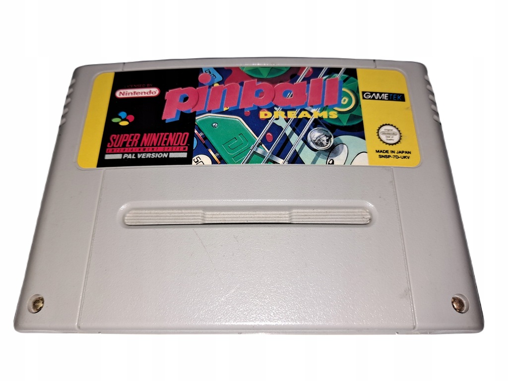 Pinball Dreams / Super Nintendo / SNES - 12800840995 - oficjalne ...