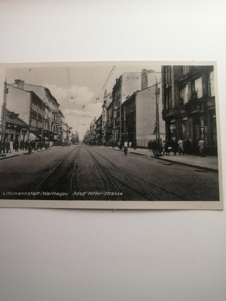 ŁÓDŹ - LITZMANNSTADT - WARTHEGAU - 1939- ADOLF HITLER STRASSE ...
