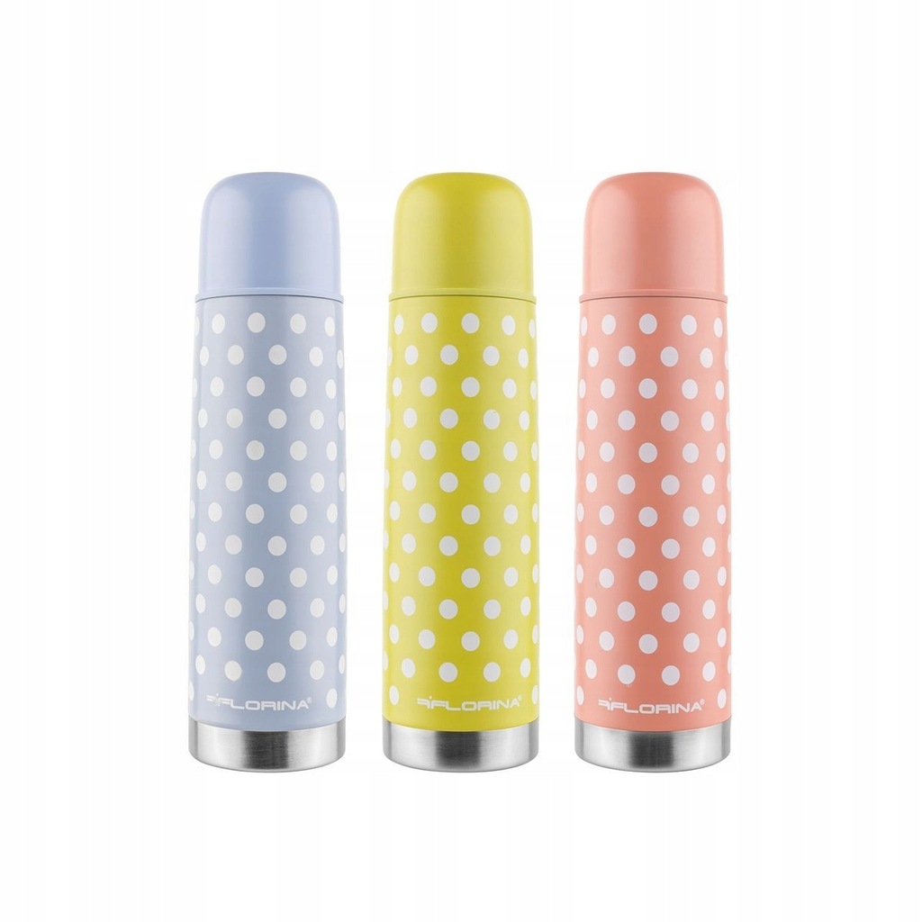 TERMOS NIERDZEWNY FLORINA DOTS 250ML DLA DZIECI - 9561165227 - oficjalne archiwum Allegro