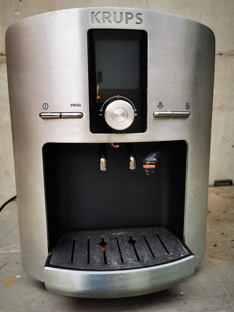 Ekspres ciśnieniowy Krups EA8620 srebrny - 12690021557 - oficjalne archiwum Allegro
