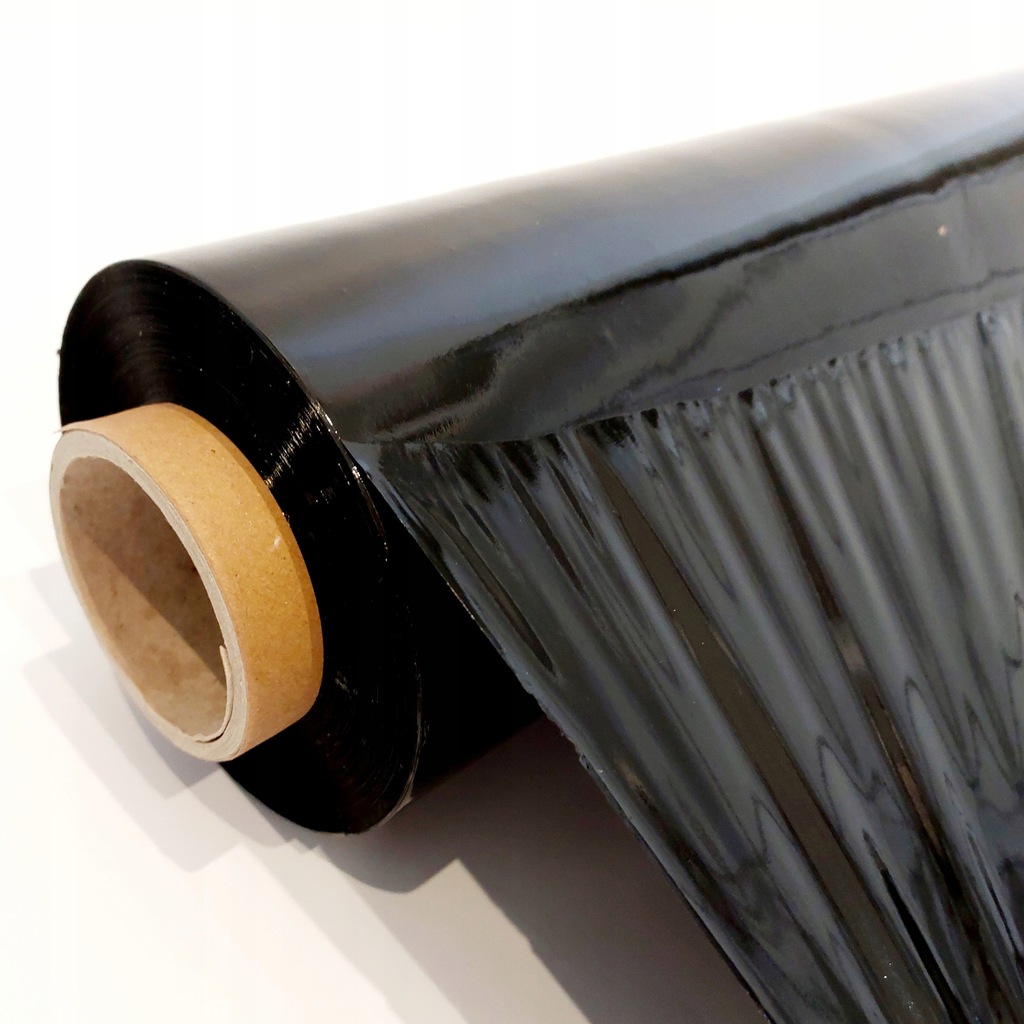 CZARNA FOLIA STRECZ 3KG STRETCH - 2,7kg netto - 13170066446 - oficjalne archiwum Allegro