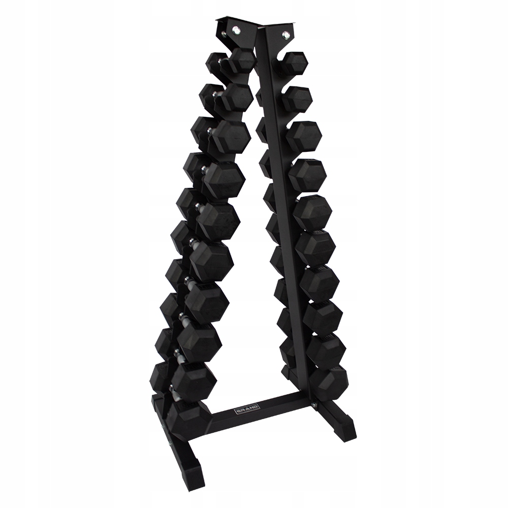 Zestaw Hantli HEX 1kg - 10kg ze stojakiem GRAND - 14849408017 ...