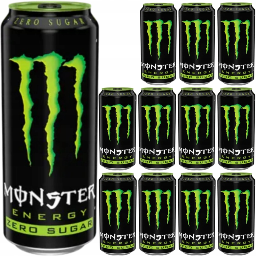 Monster Energy Drink Classic Zero Sugar 12x500ml - 15825454526 ...