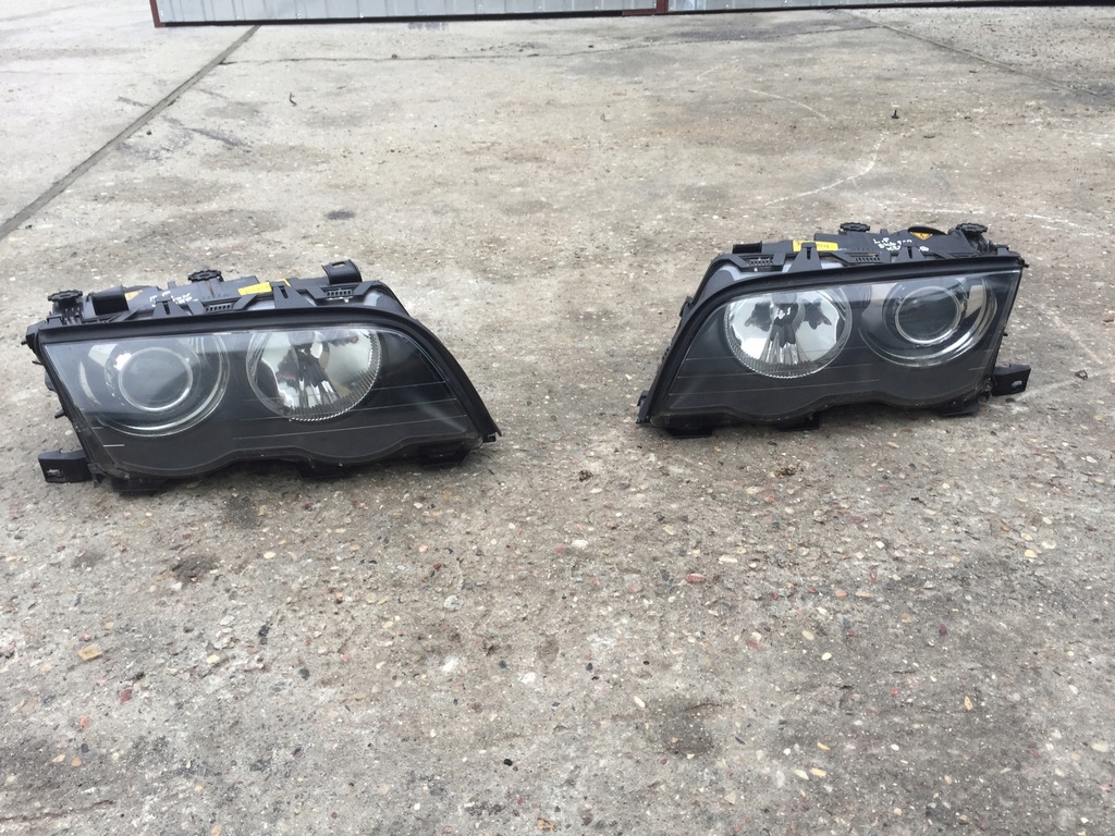 BMW E46 lampy przód xenon kombi sedan - 9931582404 - oficjalne archiwum Allegro