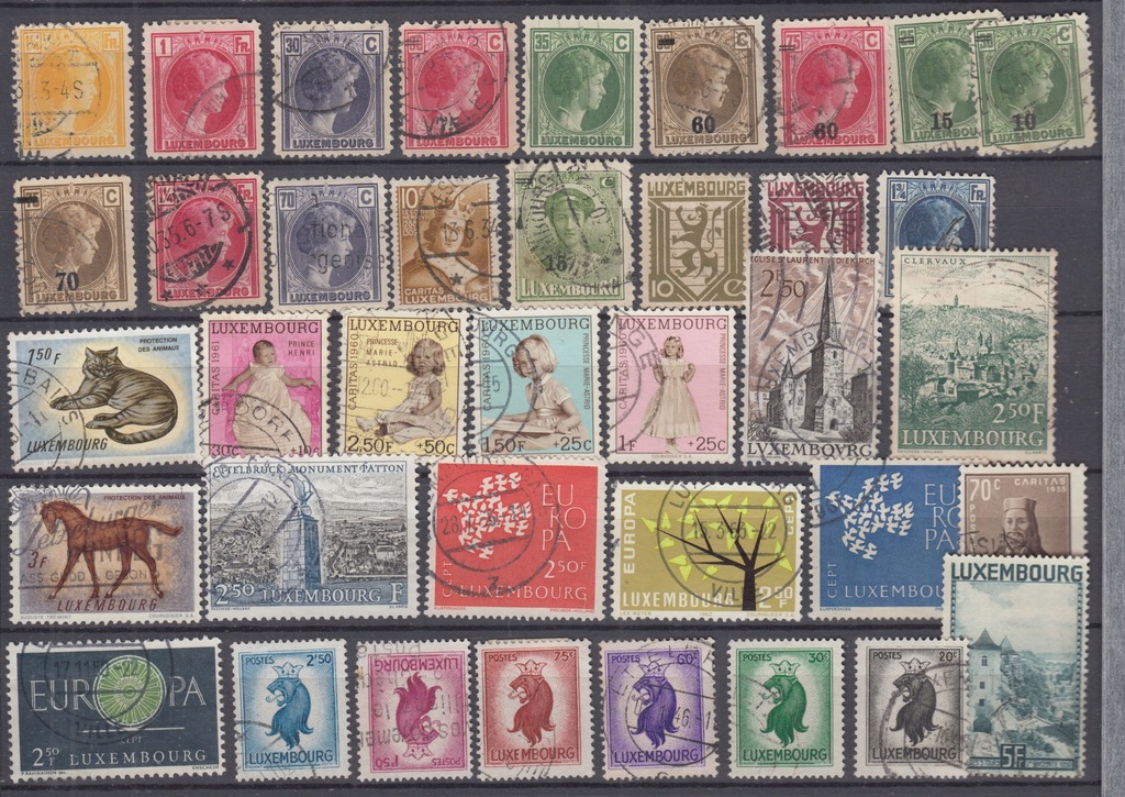 Luksemburg- wartościowy zestaw znaczków - RRR -BCM - 14191916349 ... Luksemburg- wartościowy zestaw znaczków - RRR -BCM - 14191916349 ...