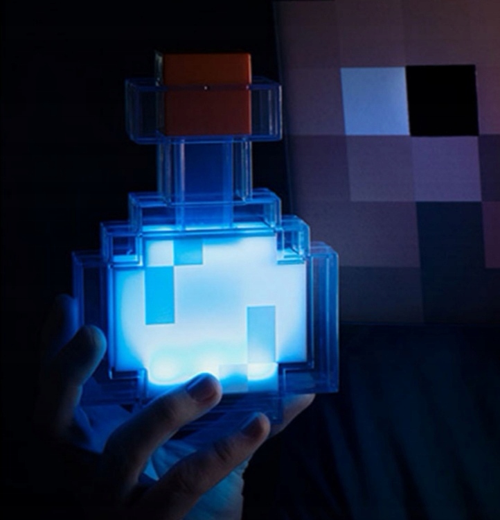 Minecraft lampka butelka mikstura dla dzieci 8 kol - 11353562738 ...