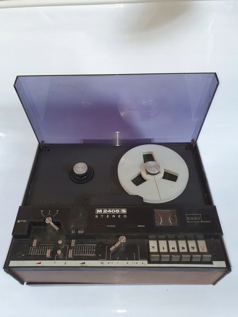 Magnetofon szpulowy UNITRA ZRK M-2405s M2405 S - 9706301493 - oficjalne archiwum Allegro