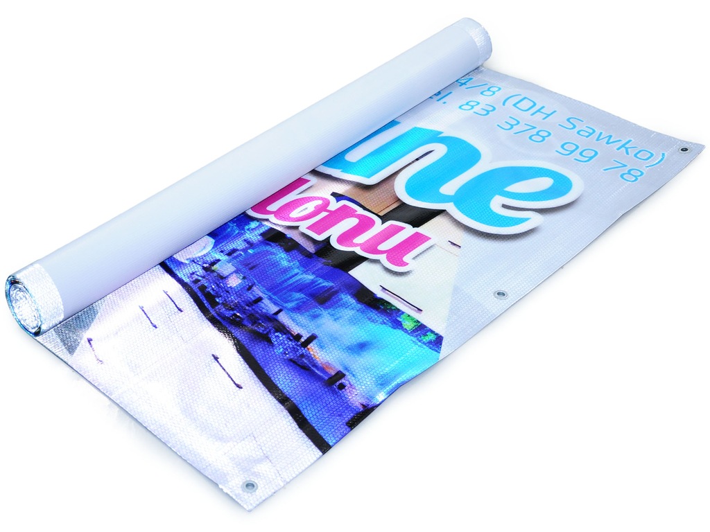 BANER - BANNER ODBLASKOWY - 500x100 cm - 5x1 m - 7821699725 - oficjalne ...