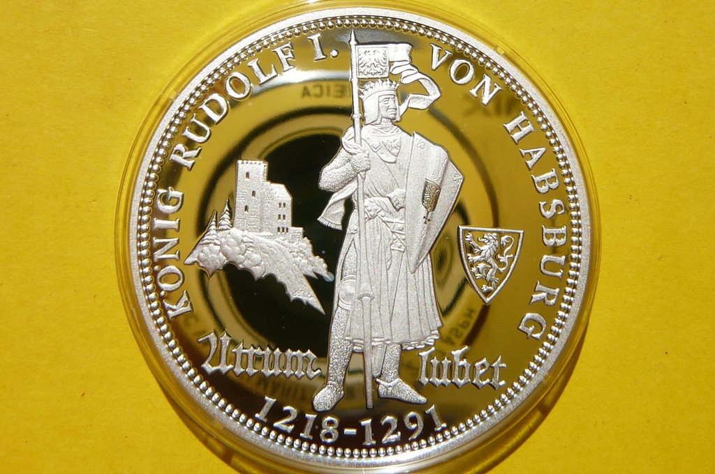 SZTABKA INWEST KRÓL RUDOLF I HABSBURG Ag 999 +CER - 13958468969 ...