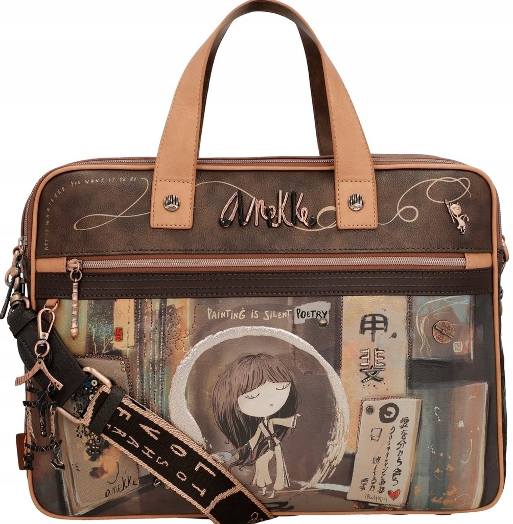 A33 Anekke duża torba na laptopa shoper teczka Shoen Japonia ...