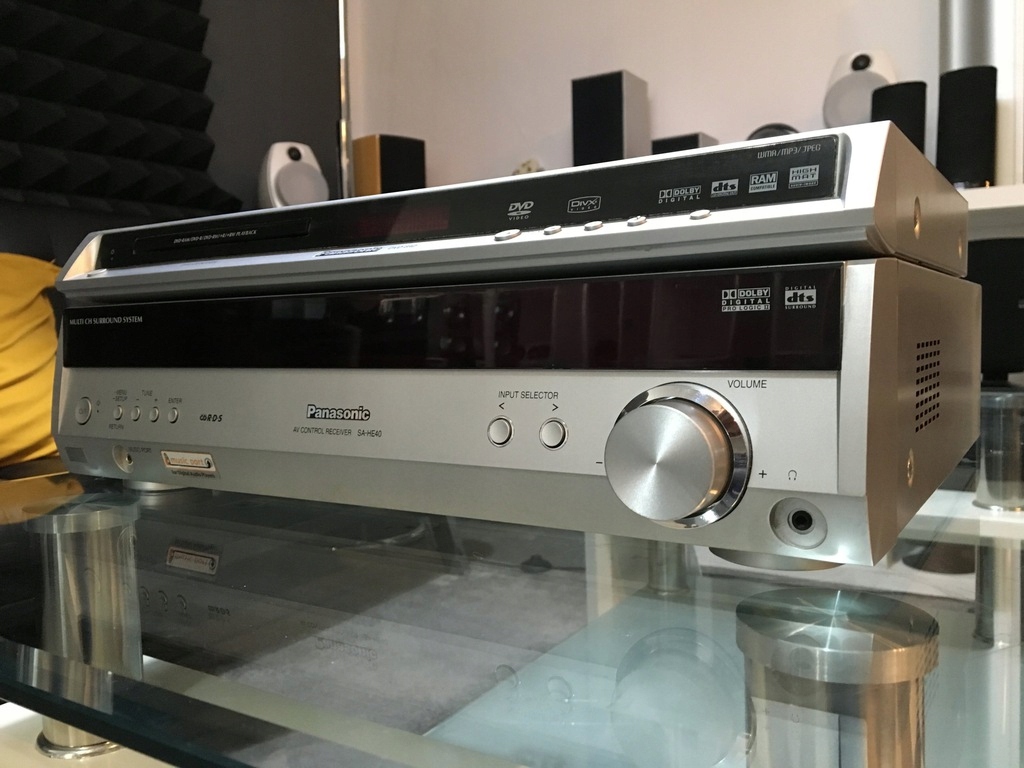 Panasonic SA-HE40 5.1 540W DVD S42 Zestaw Okazja - 11665430978 ...