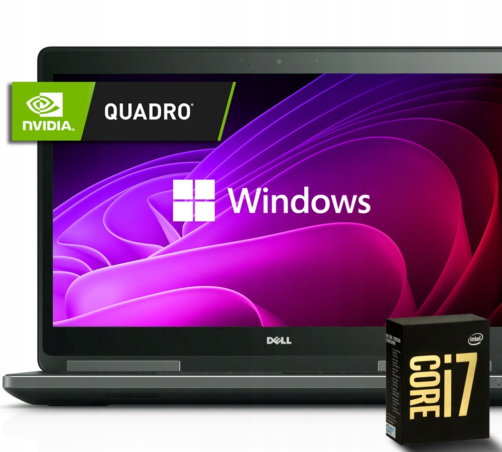 17' QUAD CORE i7 Dell Precision 7720 | 32GB | 2TB | QUADRO P4000 8GB ...
